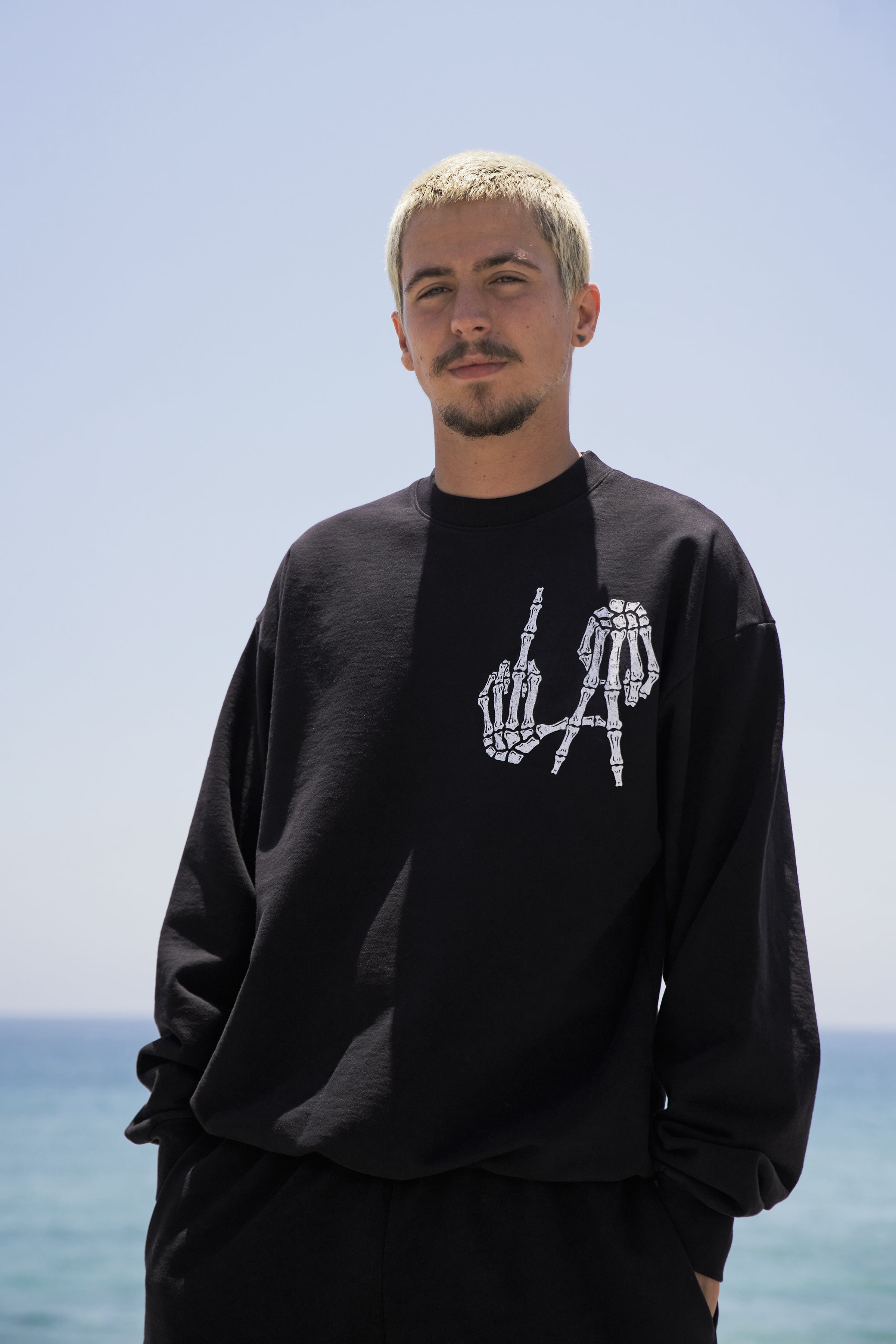 LA BONES CREW NECK FLEECE – Local Authority