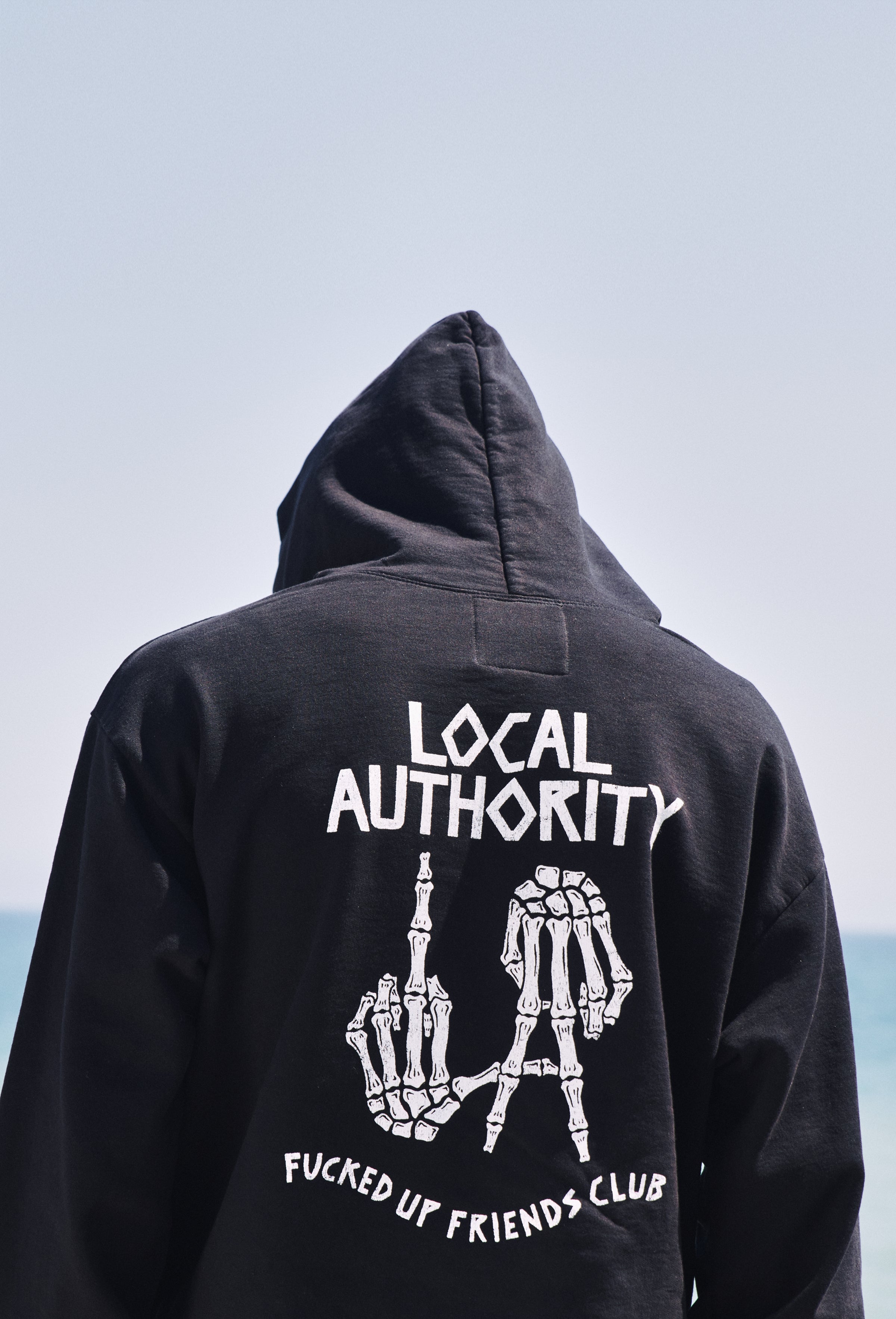 LA BONES HOODED FLEECE – Local Authority